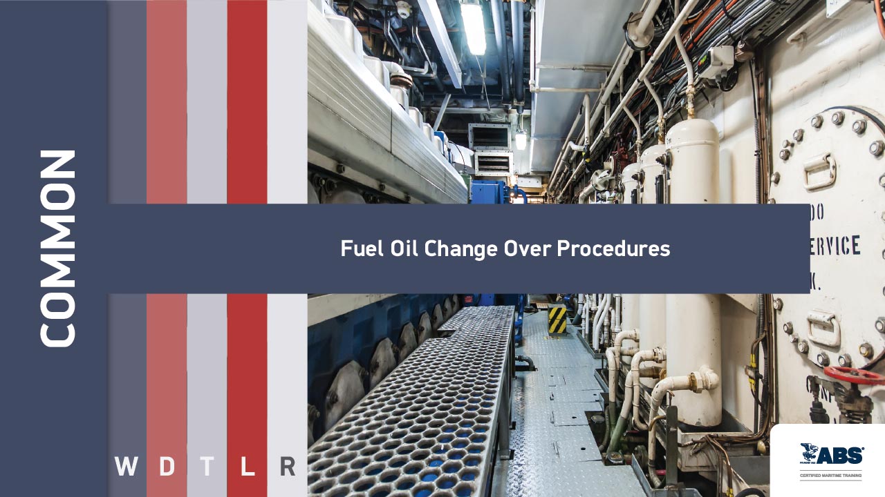 1034 - Fuel Oil Change Over Procedures | SQLearn